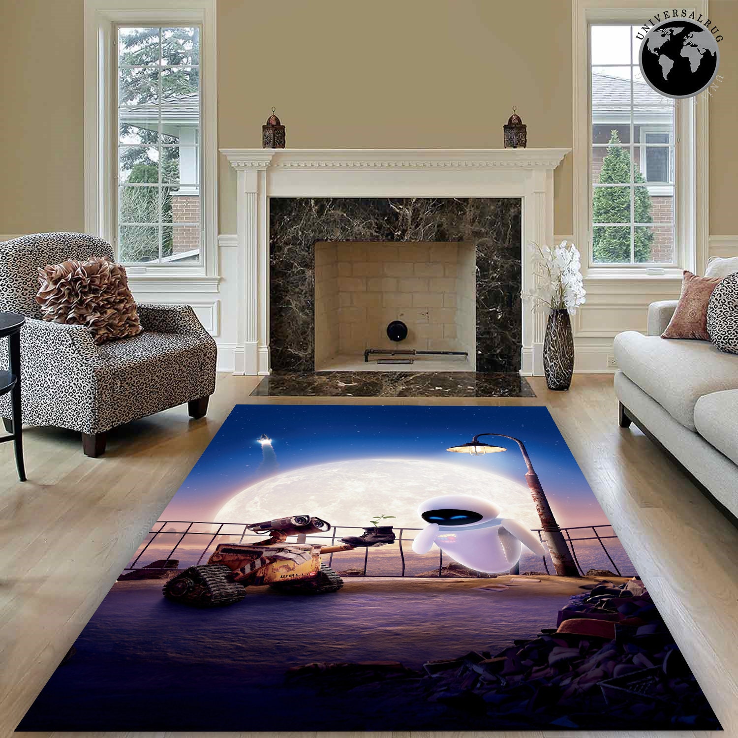 Wall-e Robot Rug,robot Vintage Rug, Vintage Rug, Retro Legendary Rug ...
