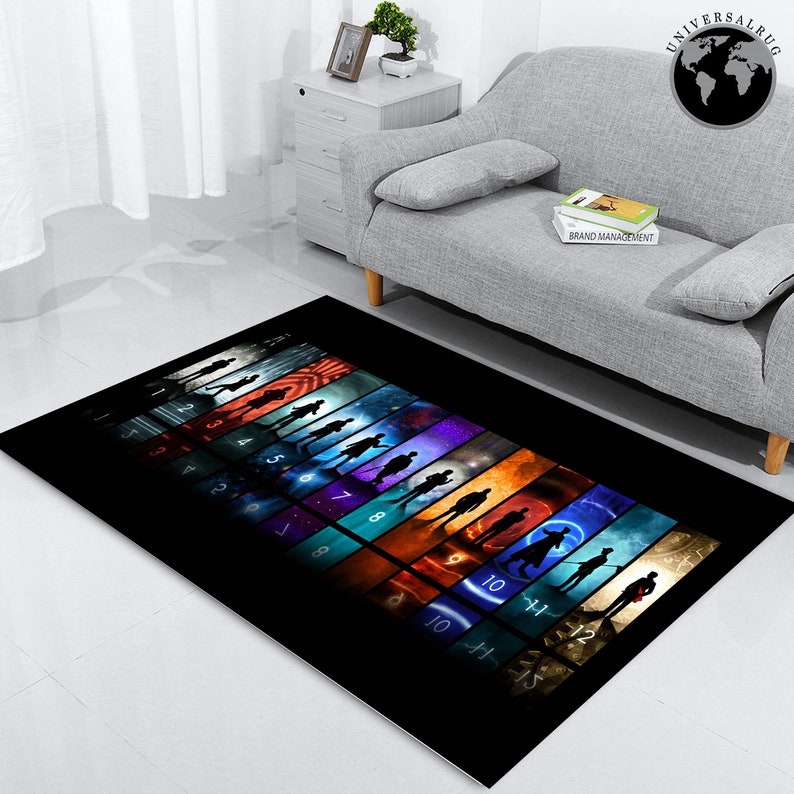 Dr Who Rug, Doctor Who Patterned Rug, Doctor Who, Minimalist Rug ...