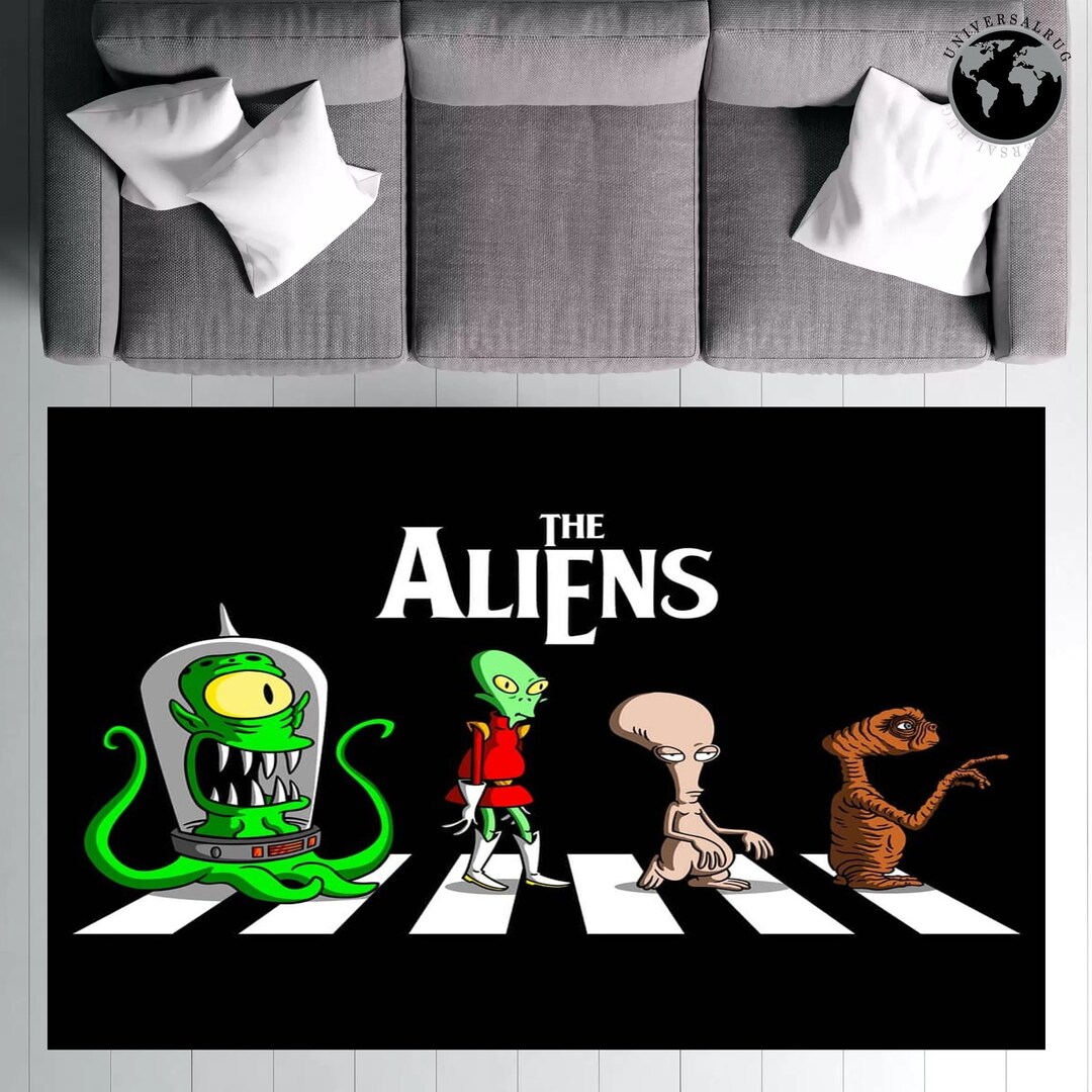 Alien Rug, Alien Room Decor, Ovni Rug, Alien Decor, UFO Rug, Rocket Rug ...