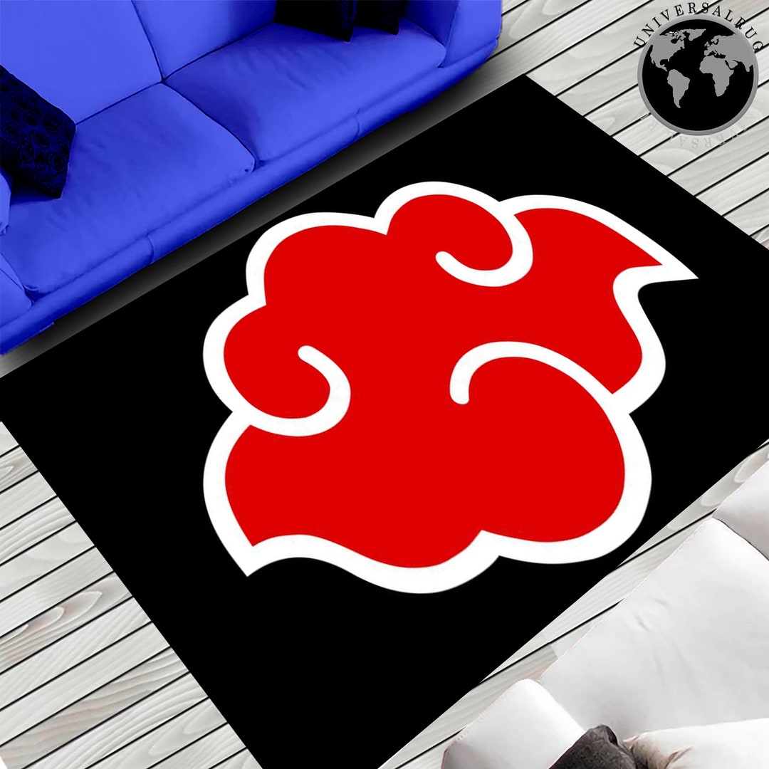 Japanese Rug,red Cloud Rug,cloud Rug,boy Room Rug,accent Rug,anime Rug ...