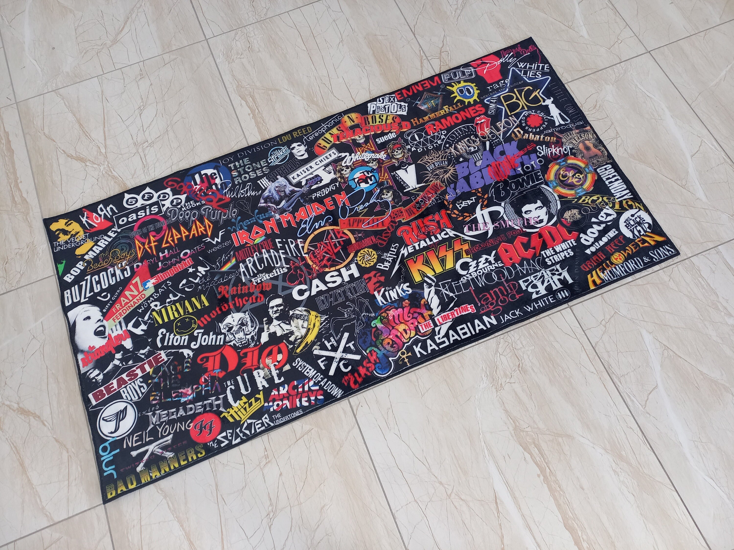 Heavy Metal Rug, Rock Metal Rug, Metal Rug, Rockn Roll Rug, Musician ...