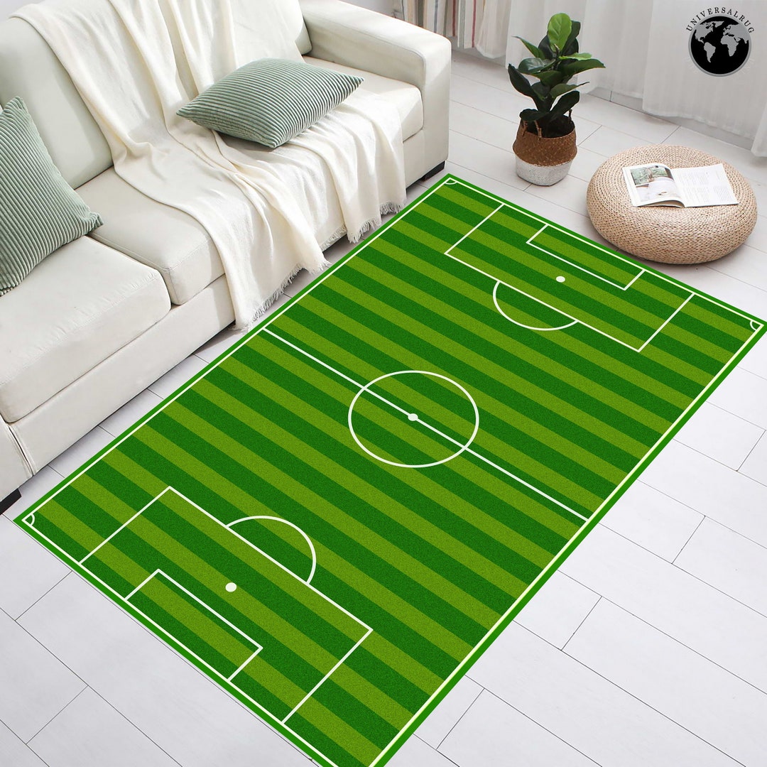 Football Field Rug Field Rug Football Match Rug Football - Etsy