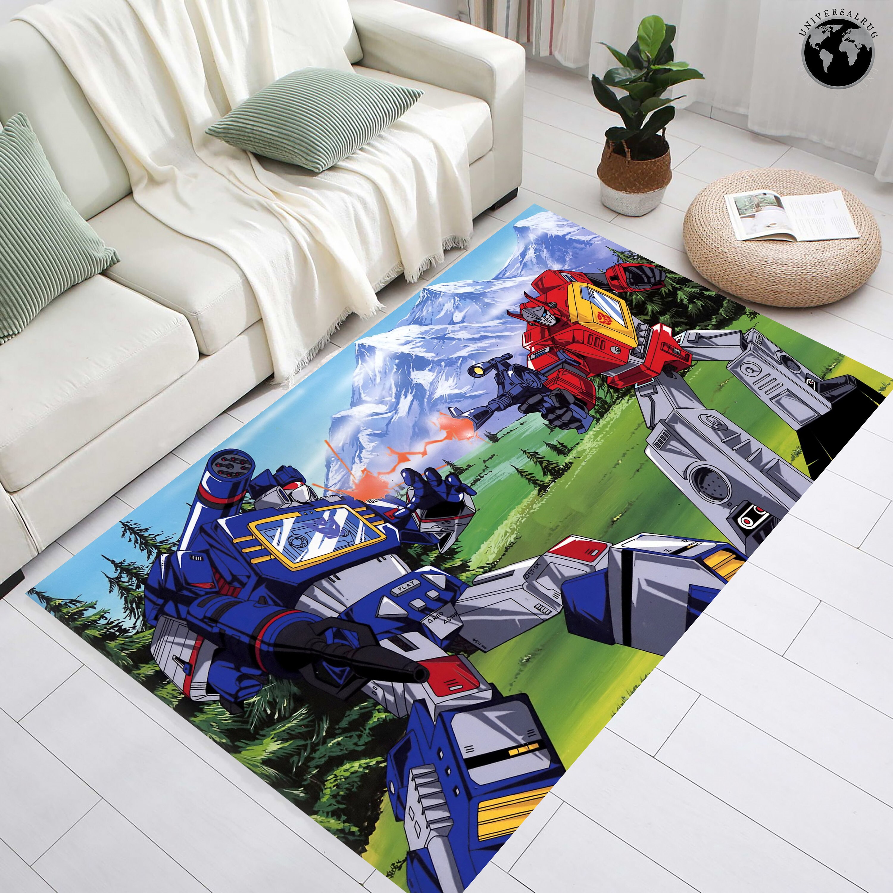 Optimus Rug, Bumblebee Rug, Transformes Rug, Movie Themed Area Rug ...