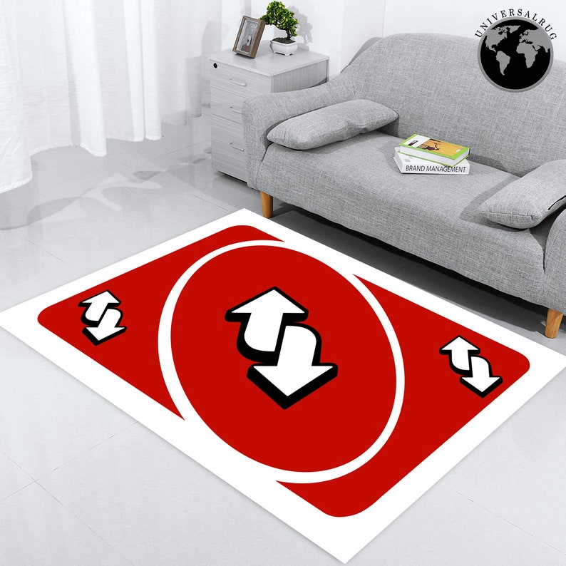 Uno Card Rug, Uno Reverse Rug, Uno Play Card Rug, Uno Rug, Group Game ...