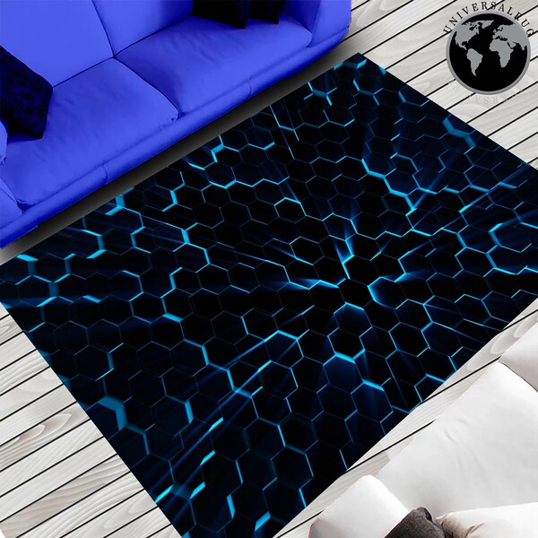 Hexagonal Rug - Etsy