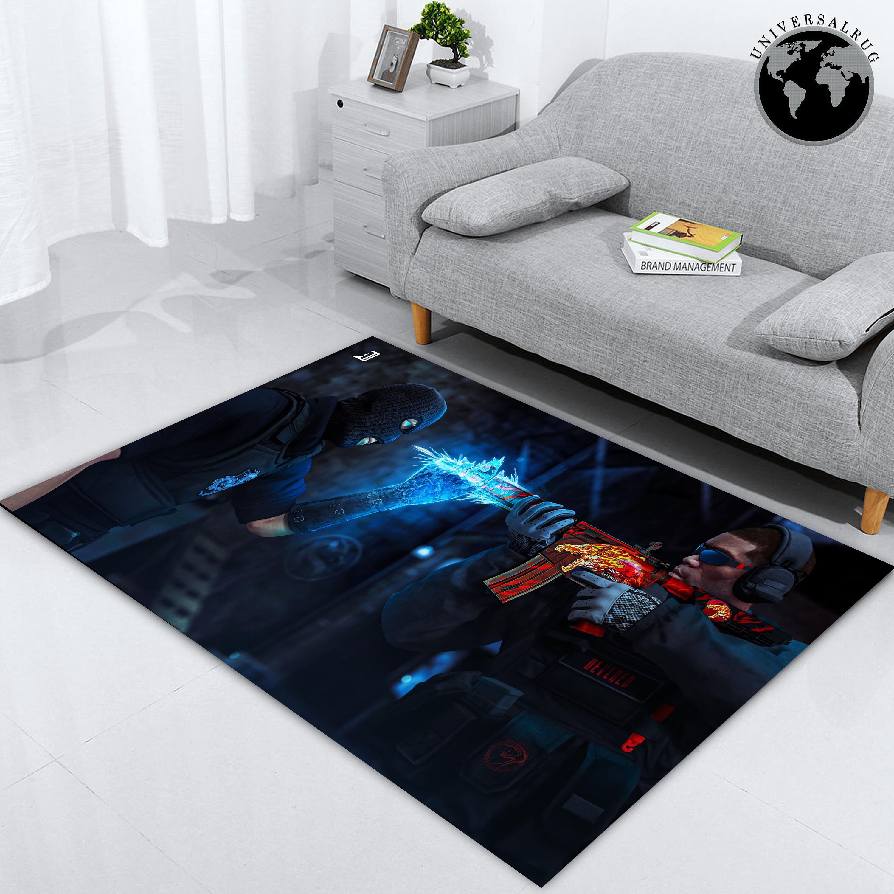Counter Strike Global Offensive, CSGO Rug, Game Themed Rug, CS GO Rug ...