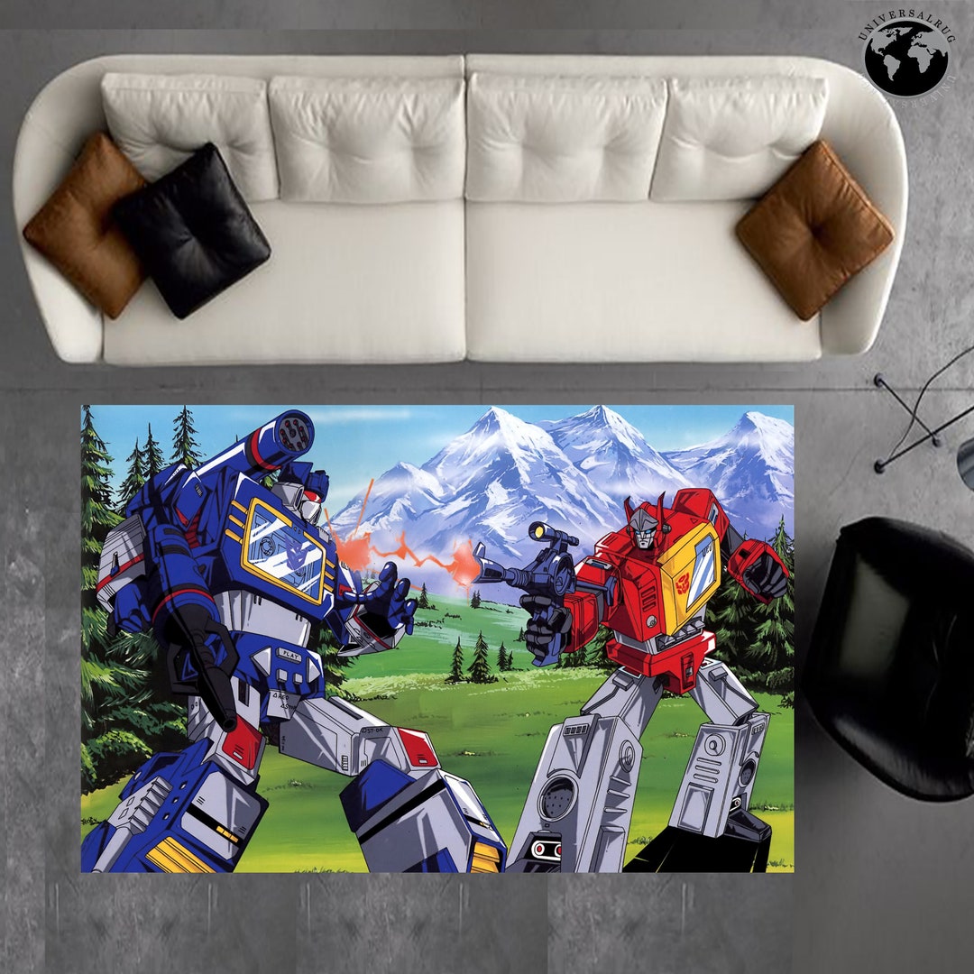 Optimus Rug, Bumblebee Rug, Transformes Rug, Movie Themed Area Rug ...