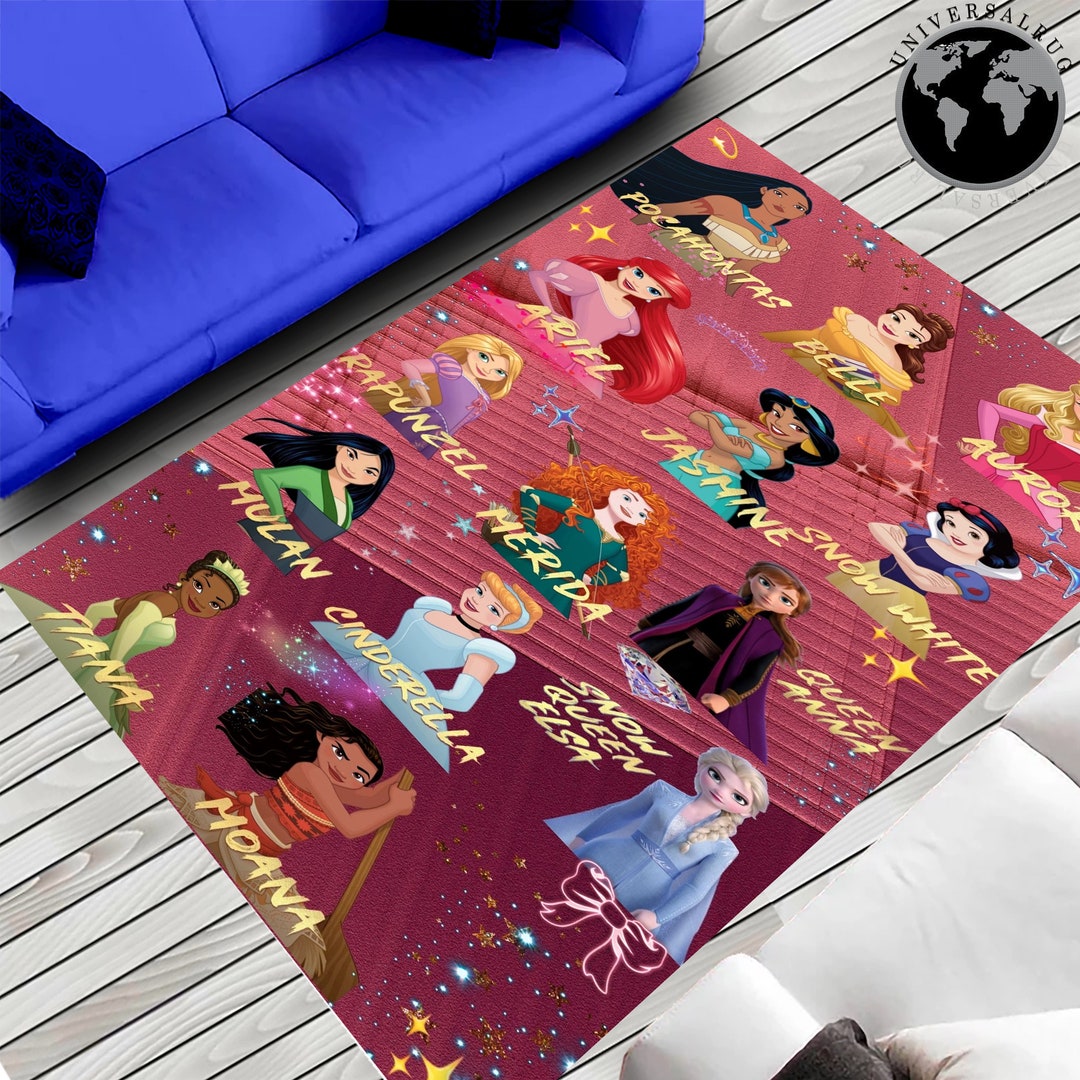 Princess Rug, Disney's Princess Rug, Hallowen Rug, Girls Room Rug ...