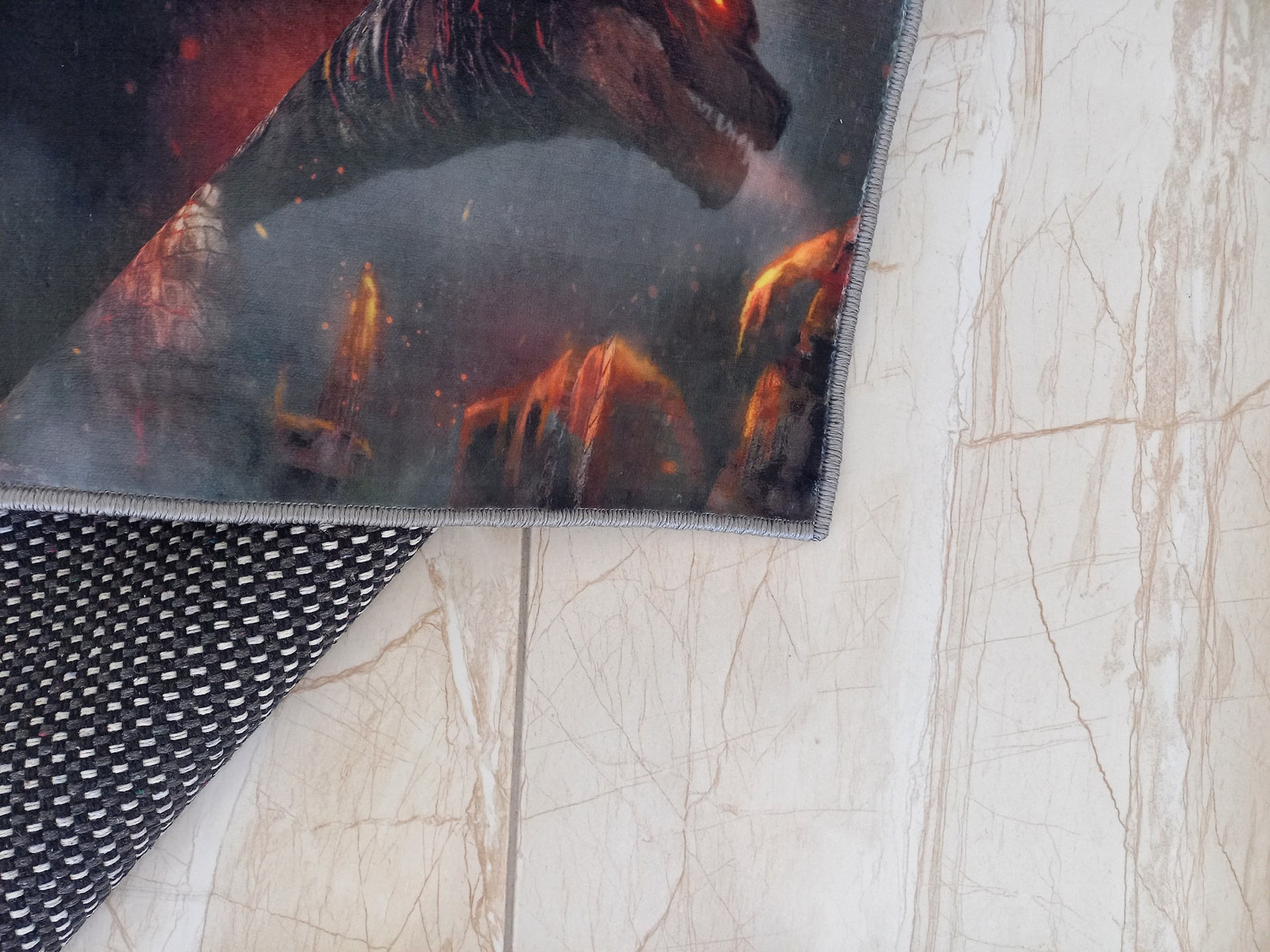 Godzilla Rug,godzilla Themed Rug,godzilla Design Rug,godzilla Pattern ...