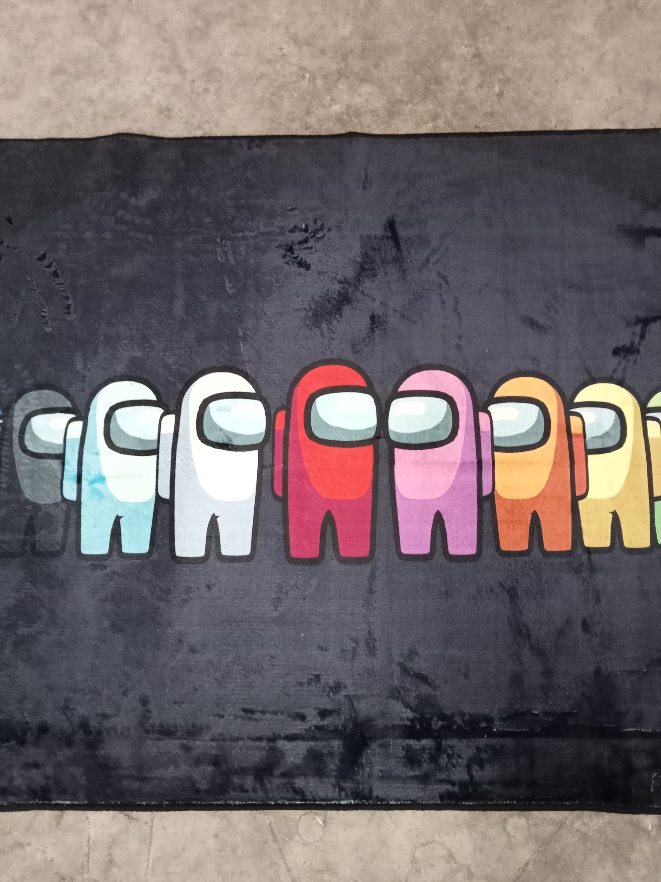 Online Game Patterned Rug,286 Among Us Rug, Among Us Series Rug, Teen ...