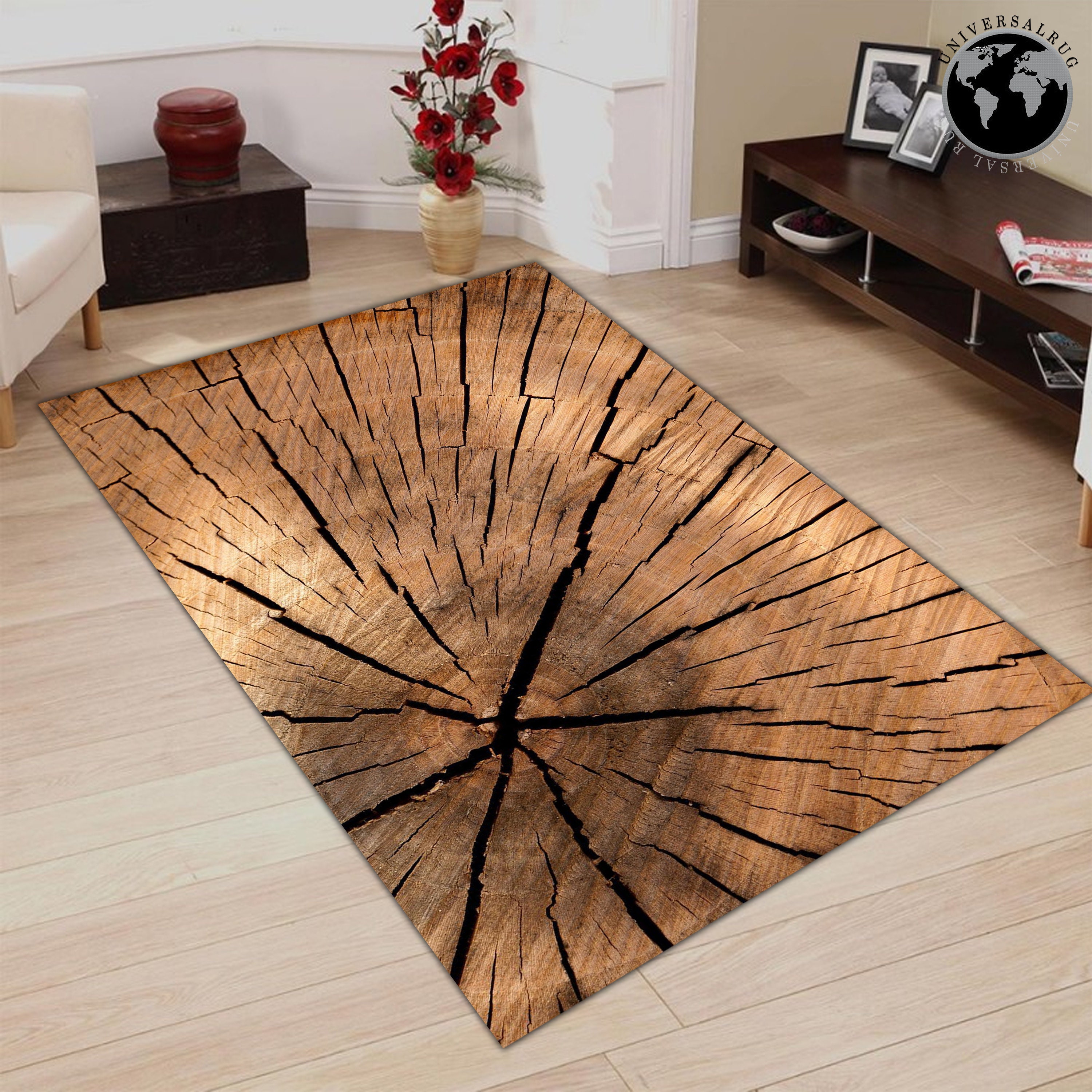 Wood Rug,wood Pattern Rug,tree Rug ,wood Trunk Rug,wooden Rug,kitchen ...