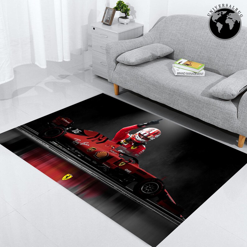 Charles Leclerc Rug, Formula 1 Rug, F1 Formula1 Rug, Motor Sport Rug ...