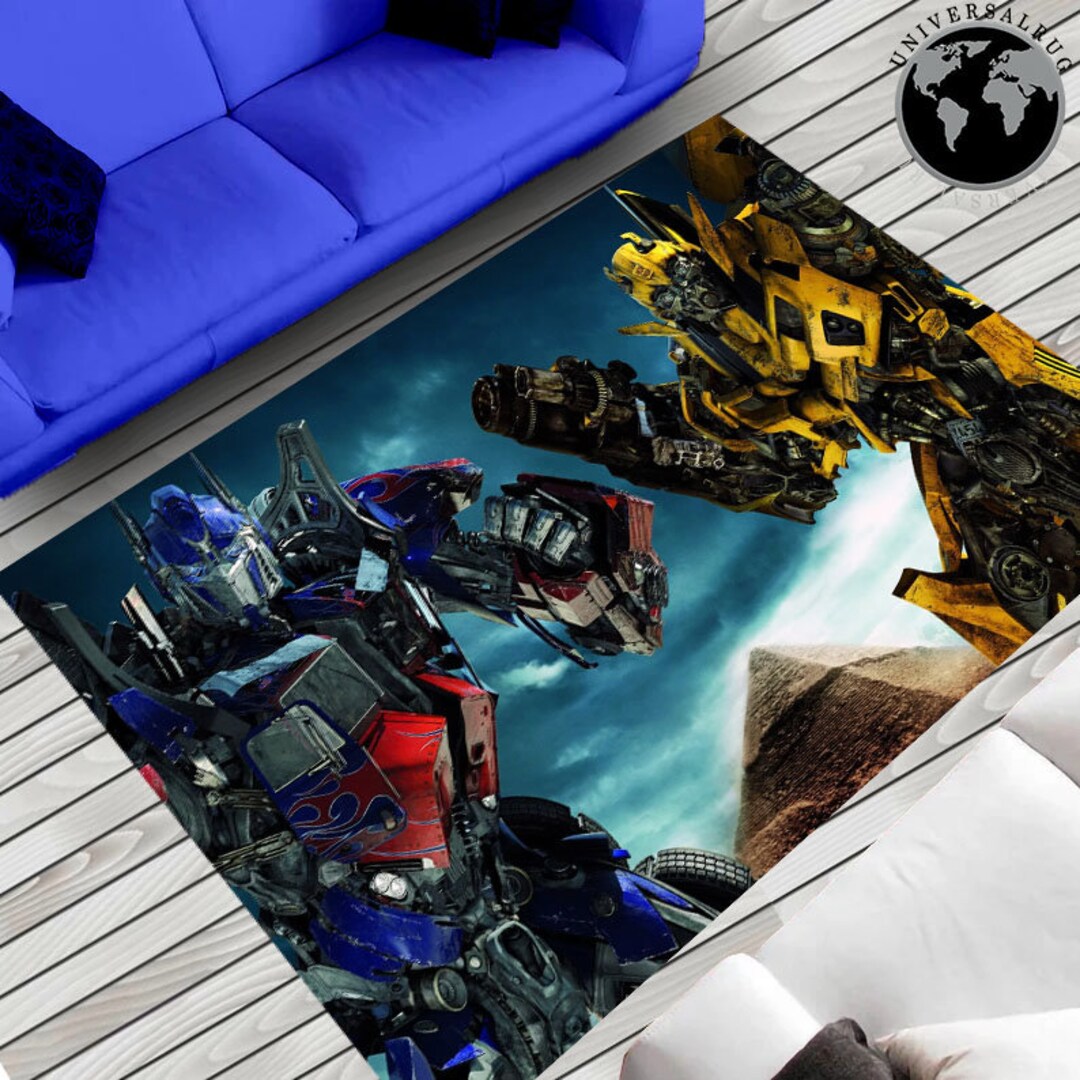 Bumblebee Rug Transformes Rug Optimus Rug Movie Themed Area - Etsy