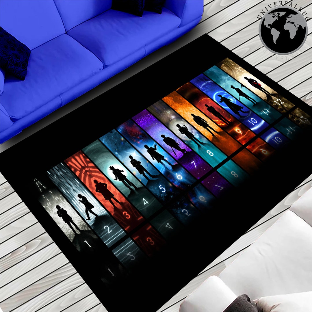 Dr Who Rug, Doctor Who Patterned Rug, Doctor Who, Minimalist Rug ...