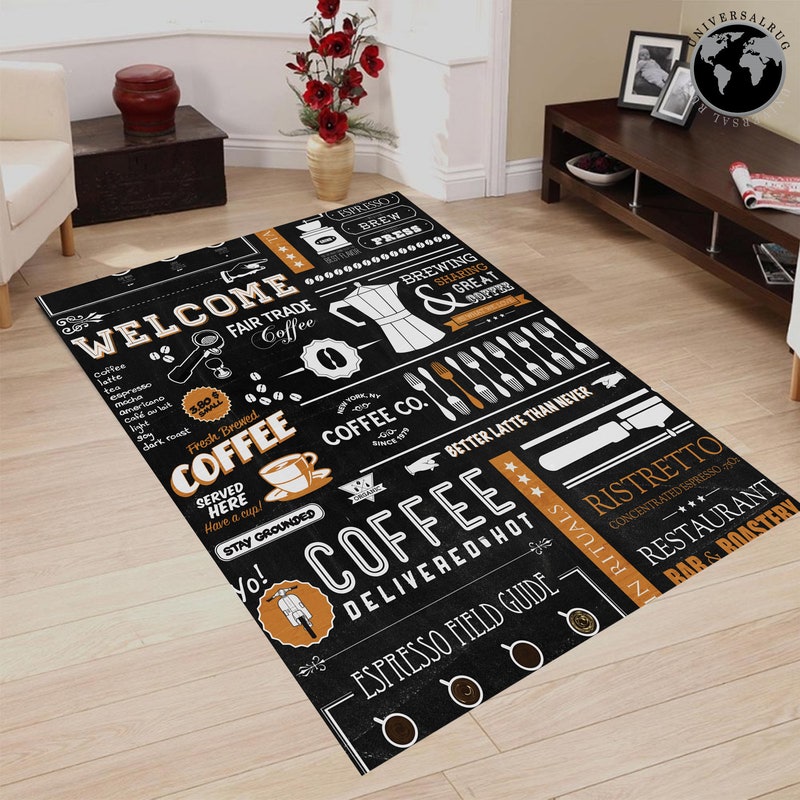 Coffee Kitchen Rug - Etsy