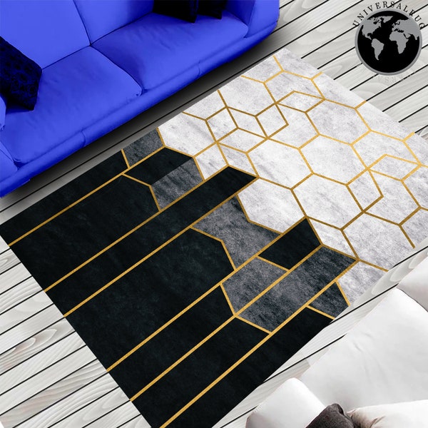 Hexagonal Rug - Etsy