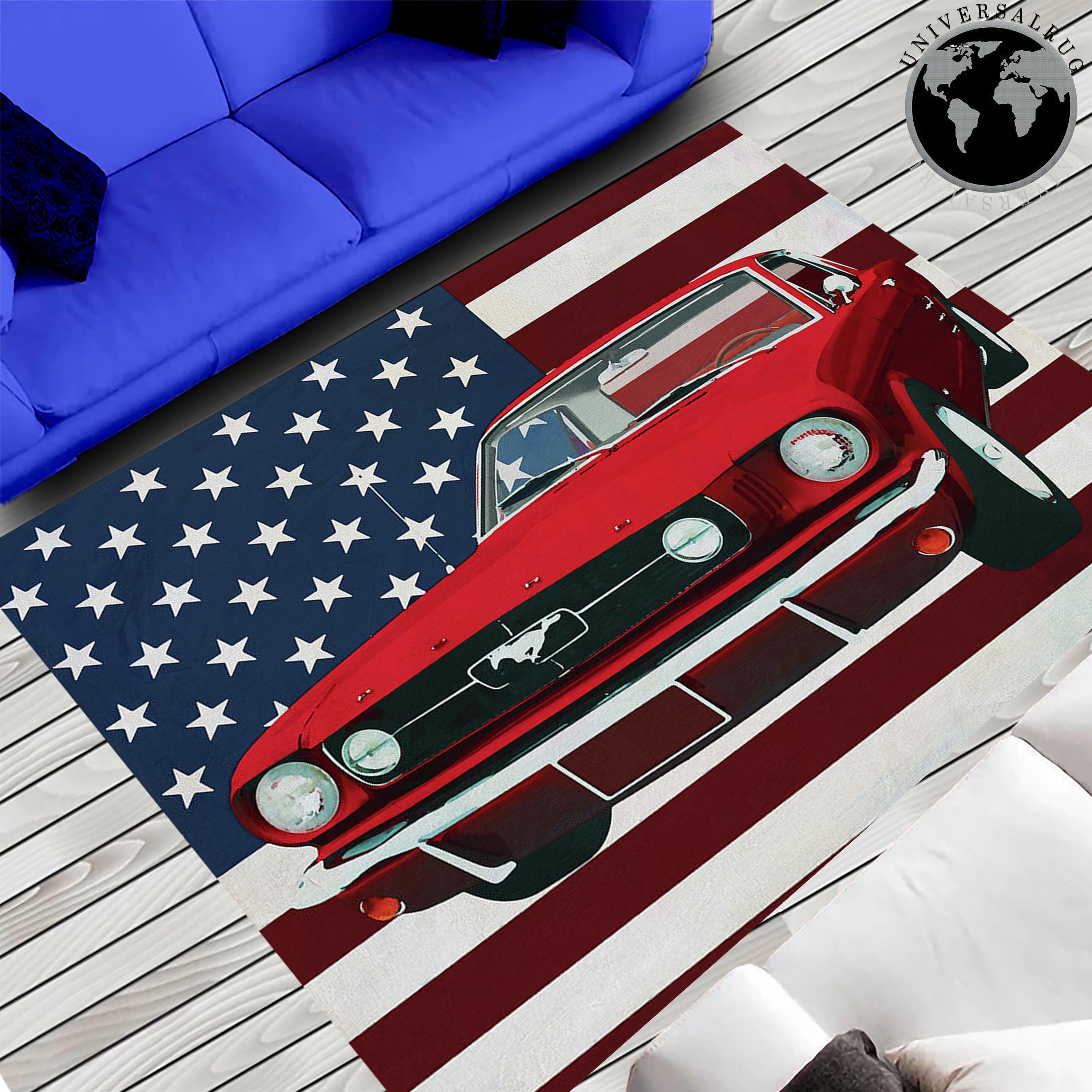 Ford Mustang Shelby Rug,car Lovers Rug, Aesthetic Rug,car Gift Rug ...