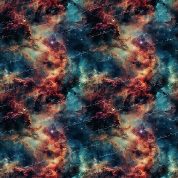 Repeating Nebula Background