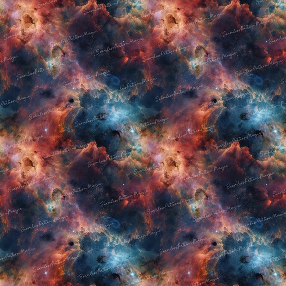 Repeating Nebula Background
