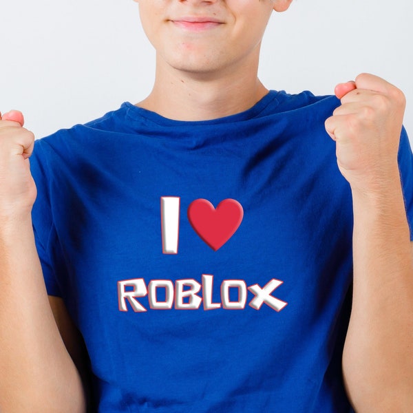 Roblox I Love T Shirts Etsy