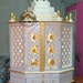Teak Wood Mandir With LED Lights / Mandir for Home and Office / Pooja ...