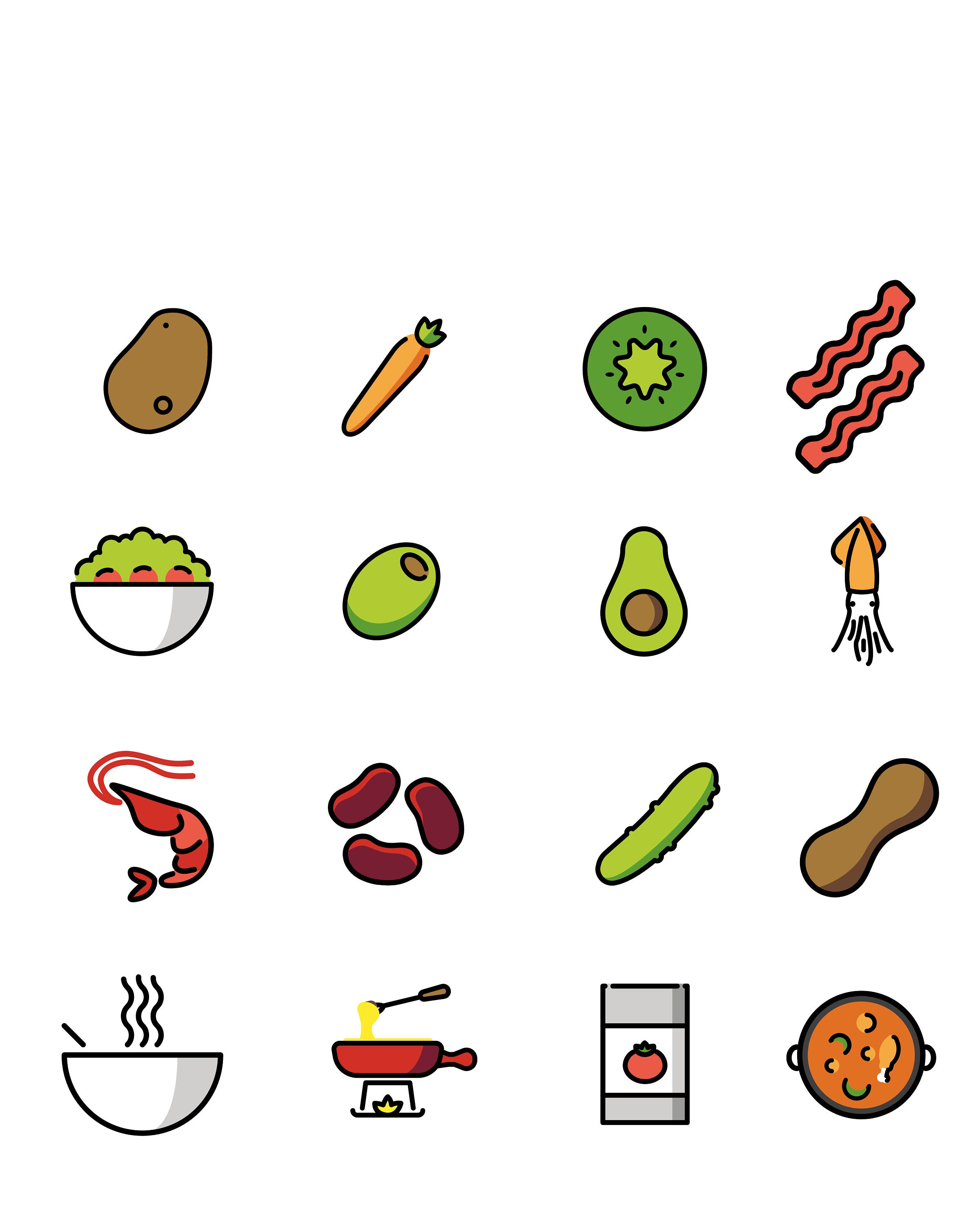 Food Emoji Digital Stickers | Egg Emoji - Etsy