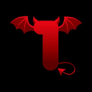 Devil Red Numbers With Wings for Ui Games. Vector Illustration Set of ...