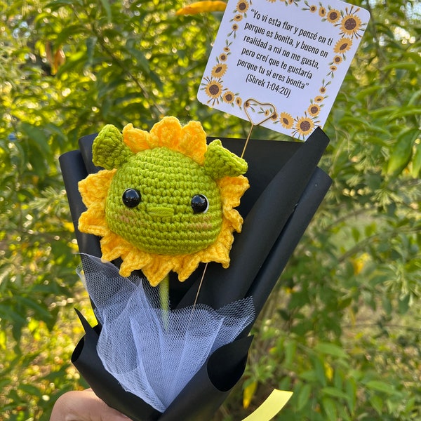 Sunflower Shrek Bouquet - Etsy