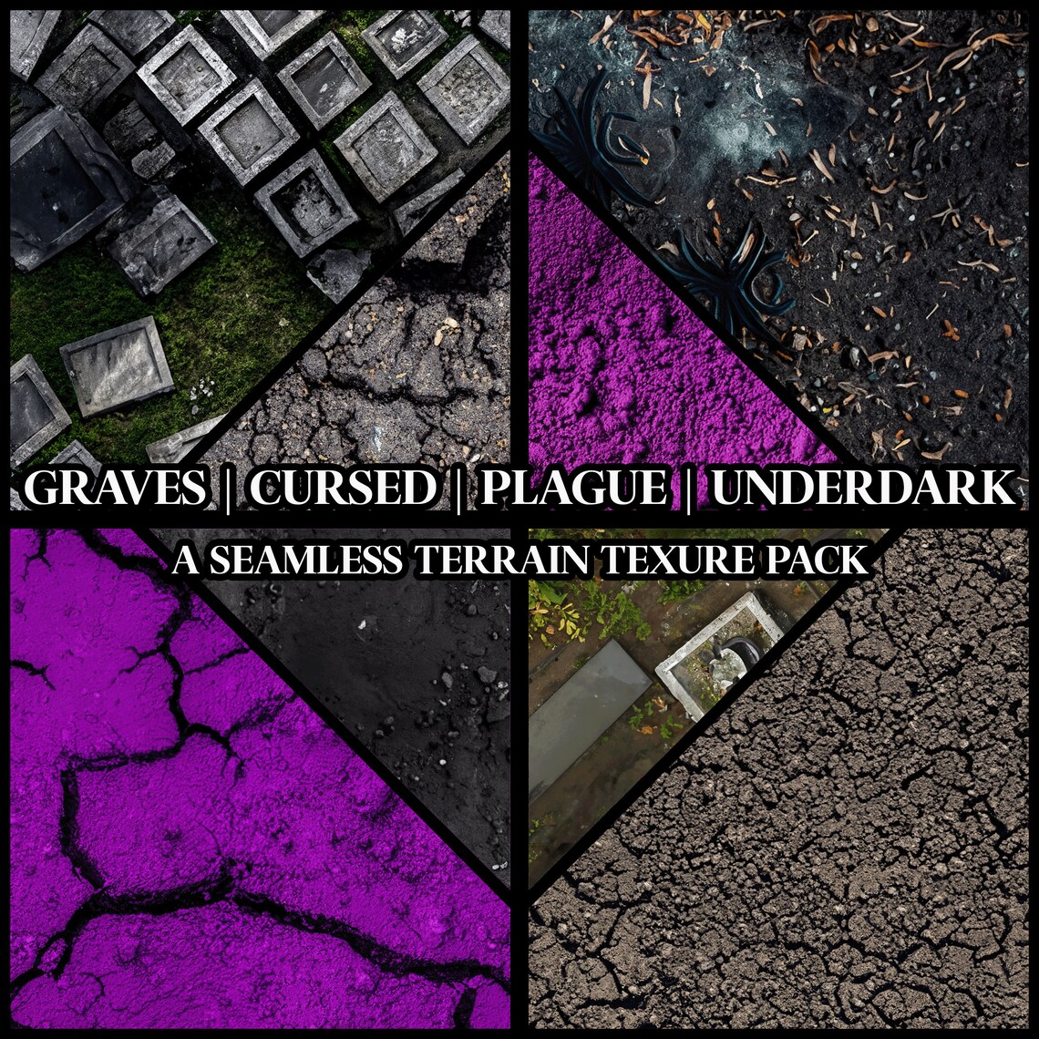 Underworld DND Terrain Texture Pack - Etsy