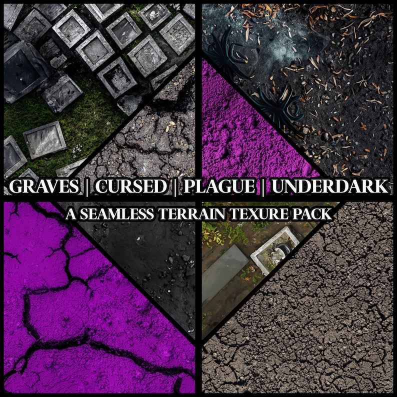 Underworld DND Terrain Texture Pack - Etsy