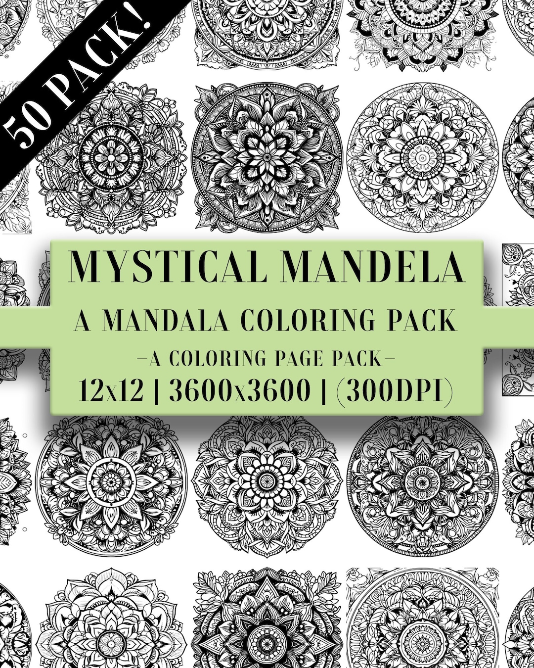 Mandala Coloring Pages, Digital Download Prints, Handmade Art ...