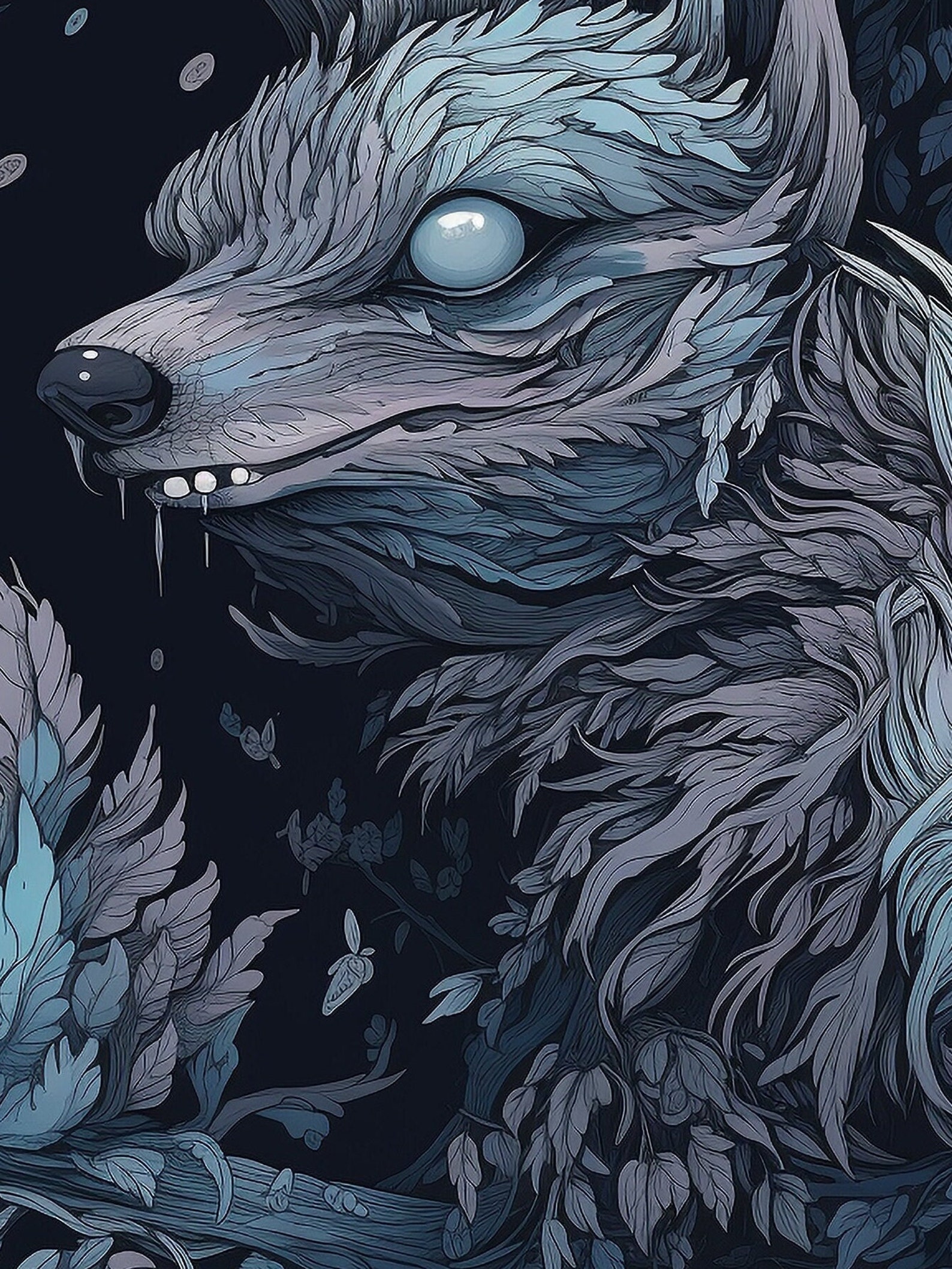 Gothic Horror Aesthetic, Digital Download Digital Paper Halloween Decor ...