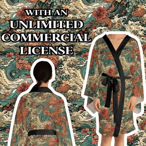 Japanese Yakuza Tattoo Seamless Pattern Pack - 12 Unique Patterns ...