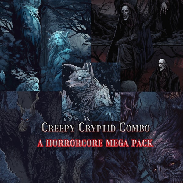 Cryptid Stencil - Etsy