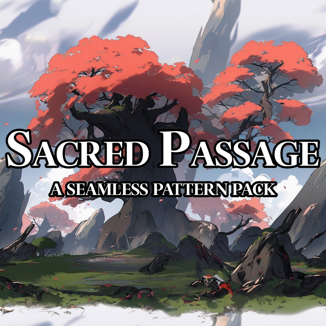 Okami Torii Gate Seamless Pattern 12 Pack - Etsy