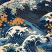 Seamless Japanese Wave Patterns, 30 Pack, 12x12 300DPI - Etsy