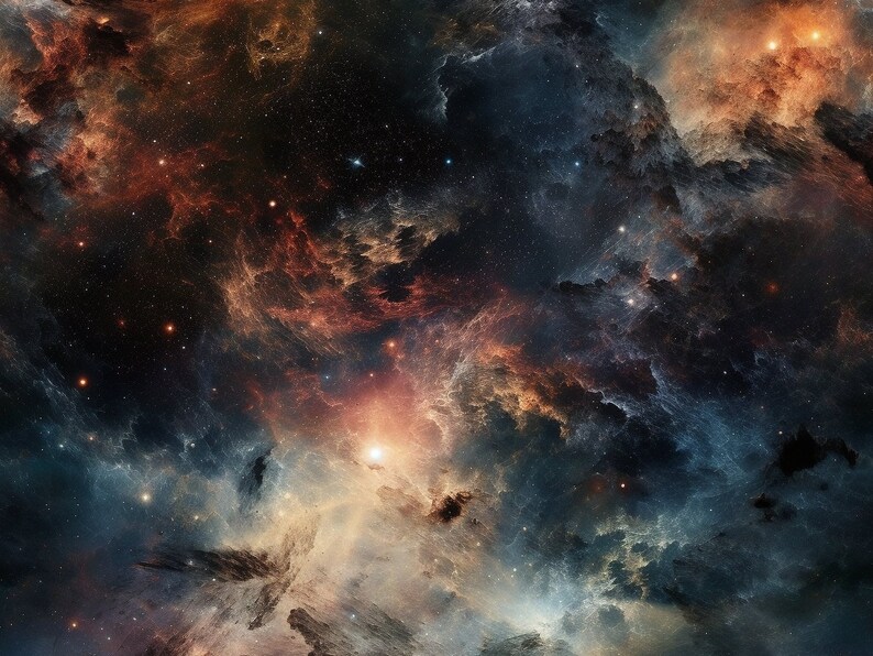 Cosmic Printable Paper Digital Download Instant Download - Etsy