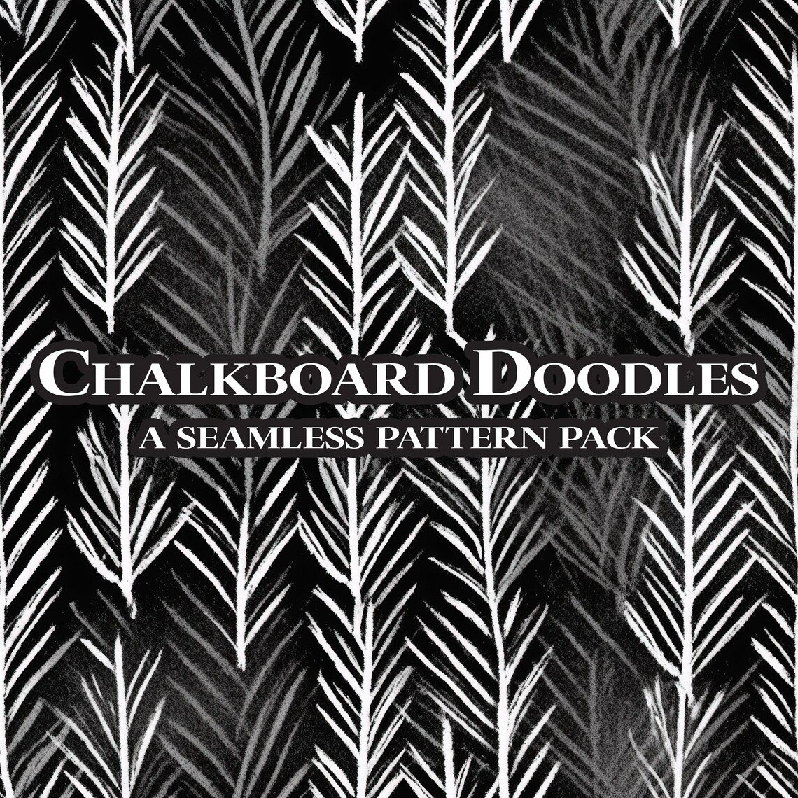 Chalkboard Digital Scrapbook Paper - Stunning Blackboard Patterns ...