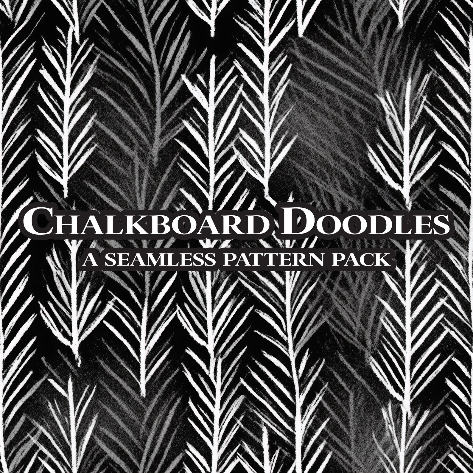 Chalkboard Digital Scrapbook Paper - Stunning Blackboard Patterns ...