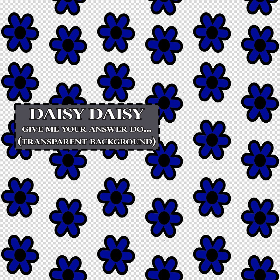 Daisy Pattern Pack - Retro Floral Clip Art - Photoshop Overlays ...