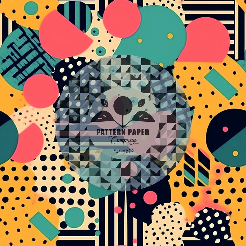 90s Theme | 10 Seamless Patterns - 12in X 12in - Perfect for Commercial ...