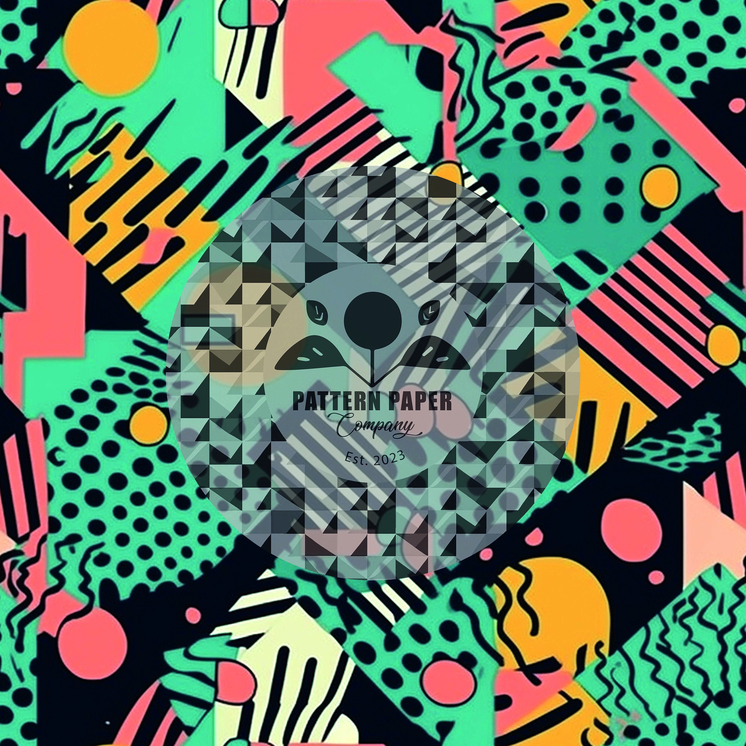 90s Theme | 10 Seamless Patterns - 12in X 12in - Perfect for Commercial ...