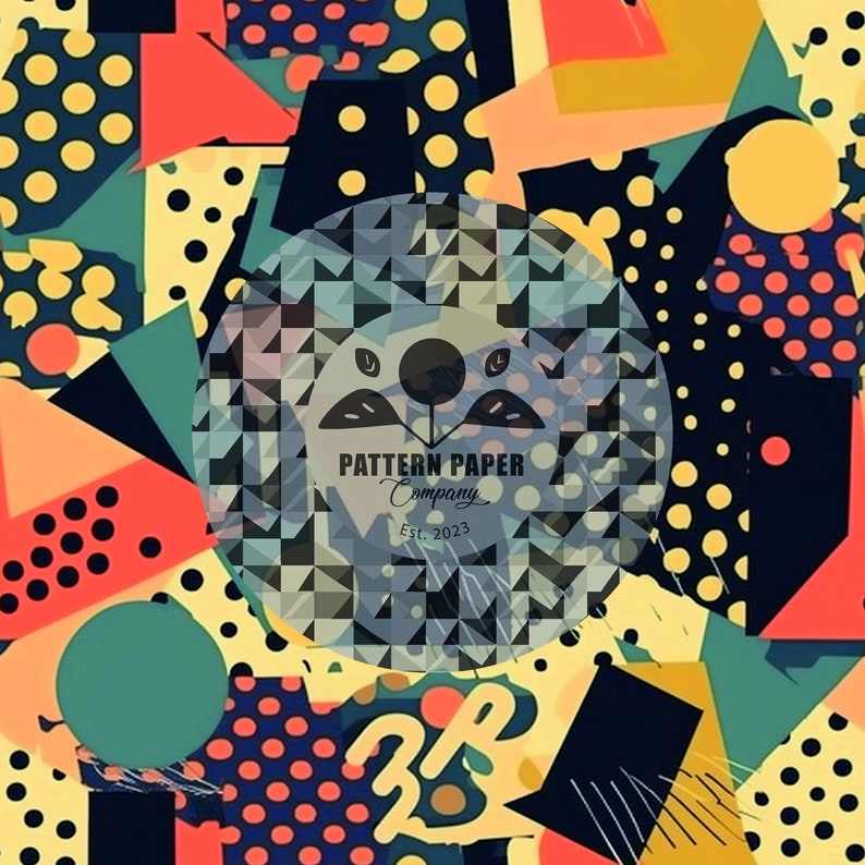 90s Theme | 10 Seamless Patterns - 12in X 12in - Perfect for Commercial ...