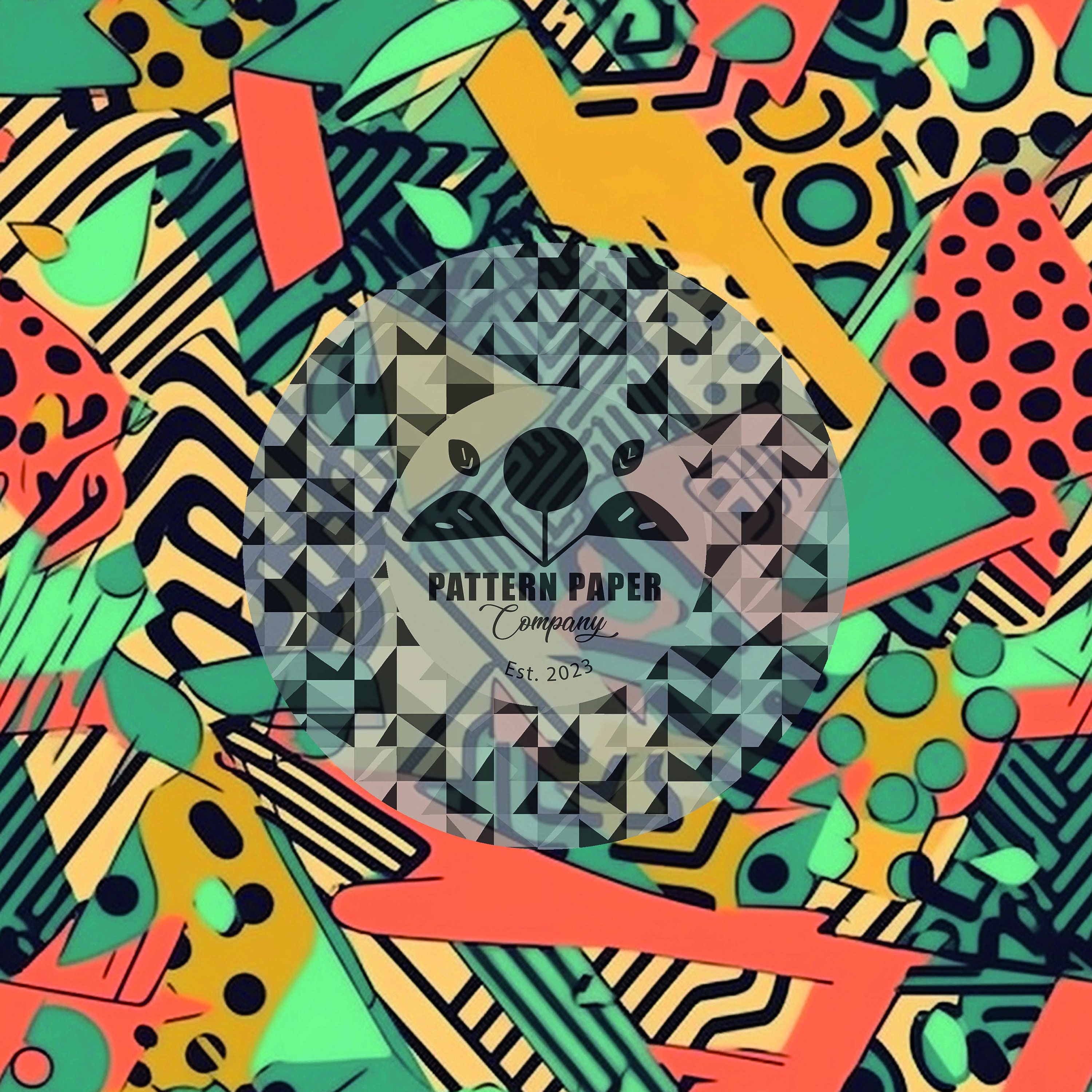 90s Theme | 10 Seamless Patterns - 12in X 12in - Perfect for Commercial ...