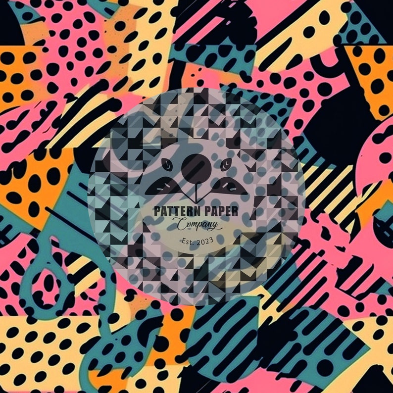 90s Theme | 10 Seamless Patterns - 12in X 12in - Perfect for Commercial ...