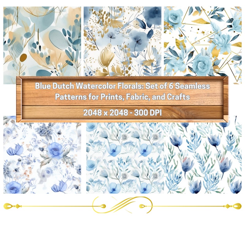 Dutch Floral Wallpaper - Etsy