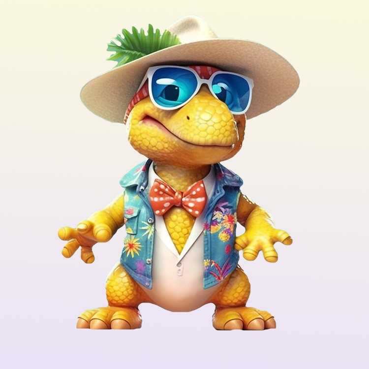 Cute Dinosaurs Clip Art Summer Vacation Dino Kids on - Etsy