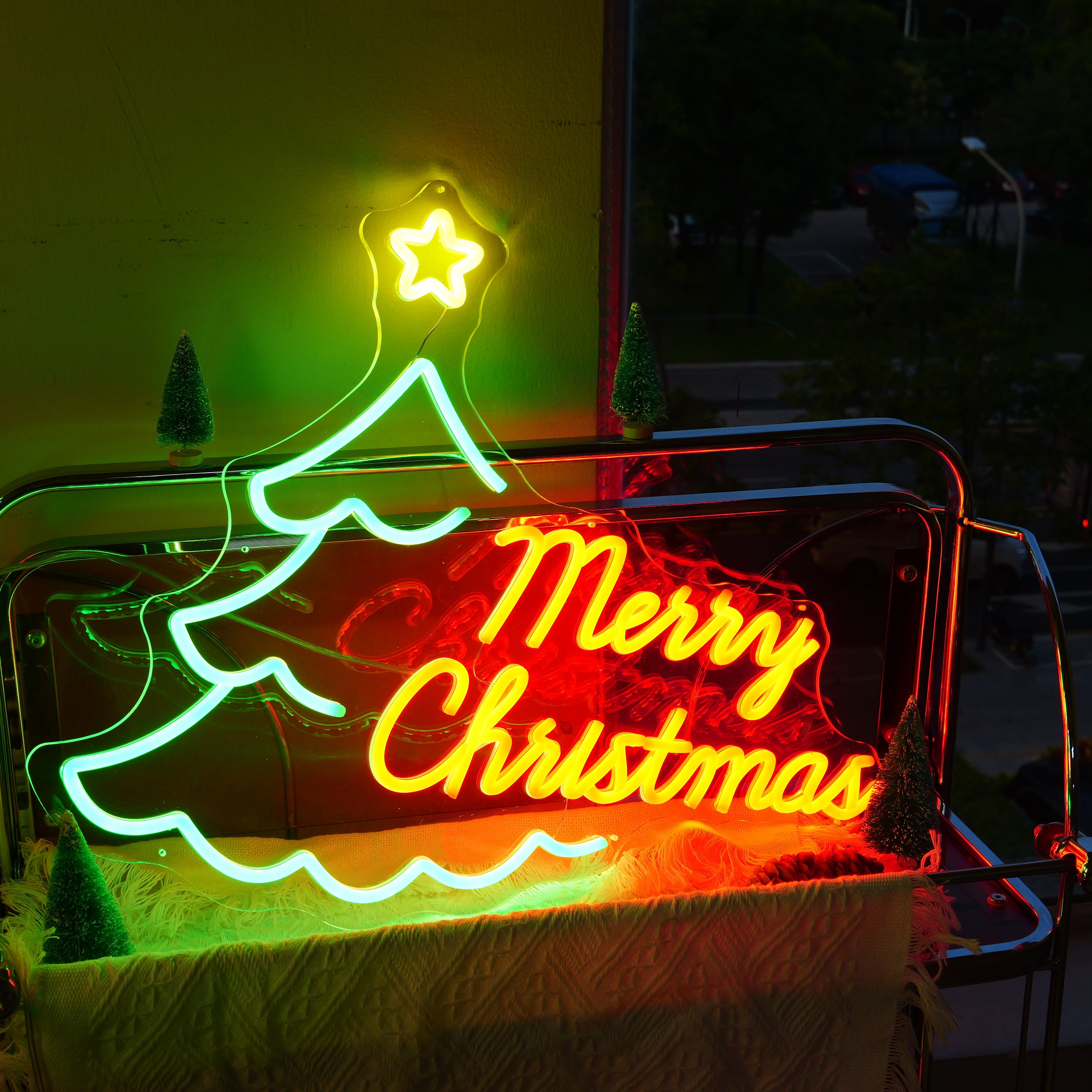 Merry Christmas Neon Sign, Custom Christmas Neon Sign, Neon Sign, Merry ...