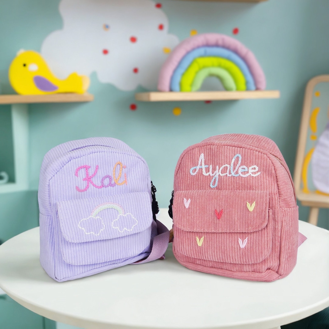 Customized Baby Backpack,personalized Embroidered Backpack,preschool ...