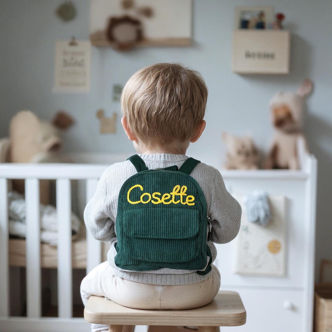 Personalized Baby Backpack,customized Hand Embroidered Toddler Backpack ...